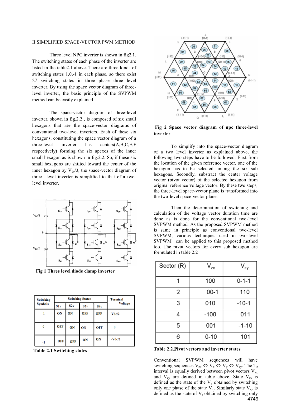 使用同步SVPWM和DSP技术控制的三电平逆变器外文翻译资料-外文翻译网